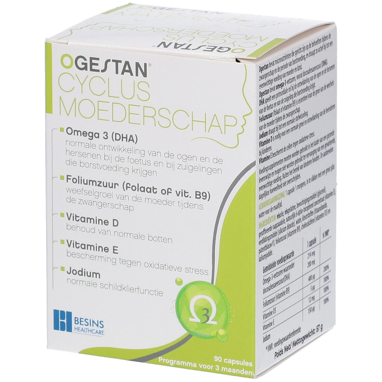 Ogestan® B9 Cycle maternité 90 pc(s) - Redcare Pharmacie