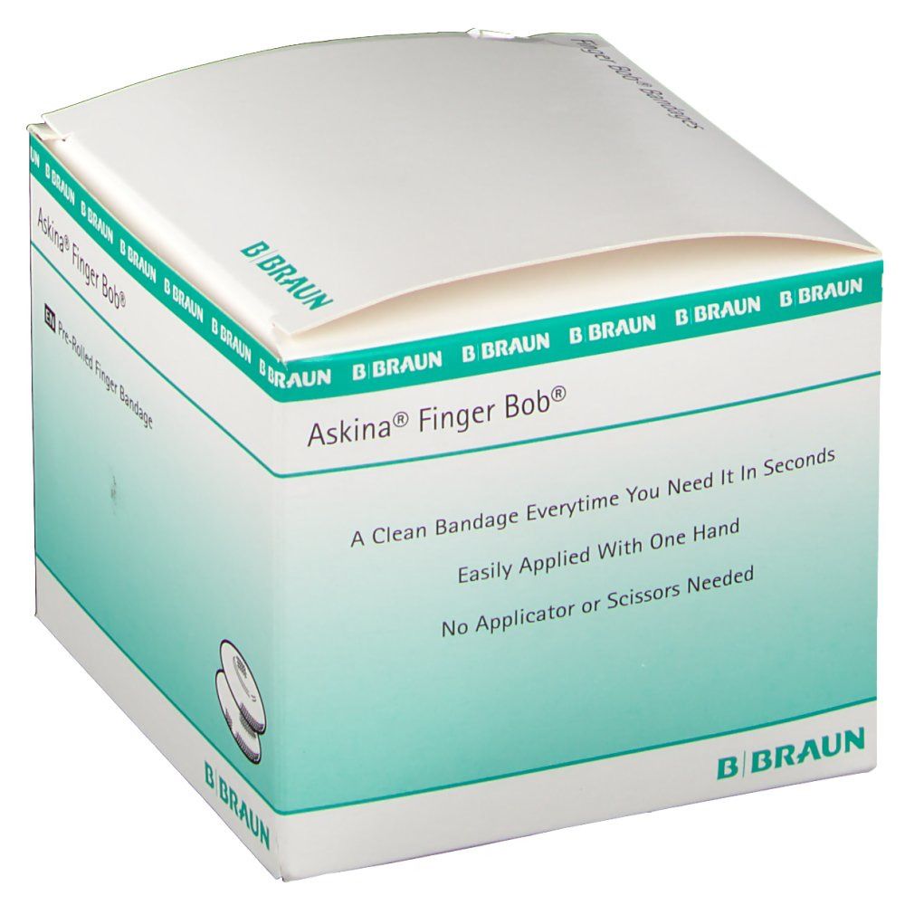 Askina® Finger Bob® Pansement Doigt Bleu M 100 pc(s) - Redcare Pharmacie