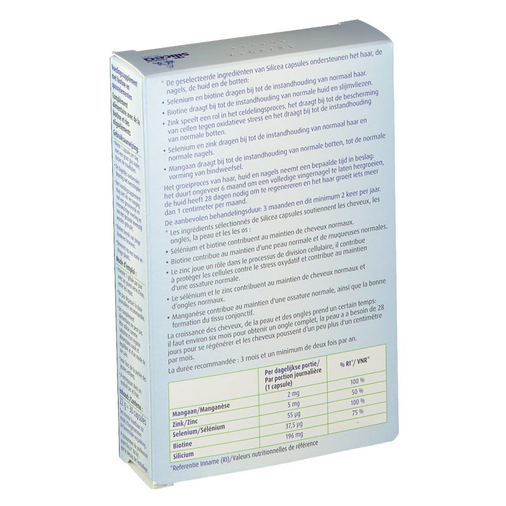 hübner silicea Original CAPSULES 30 pc(s) - Redcare Pharmacie