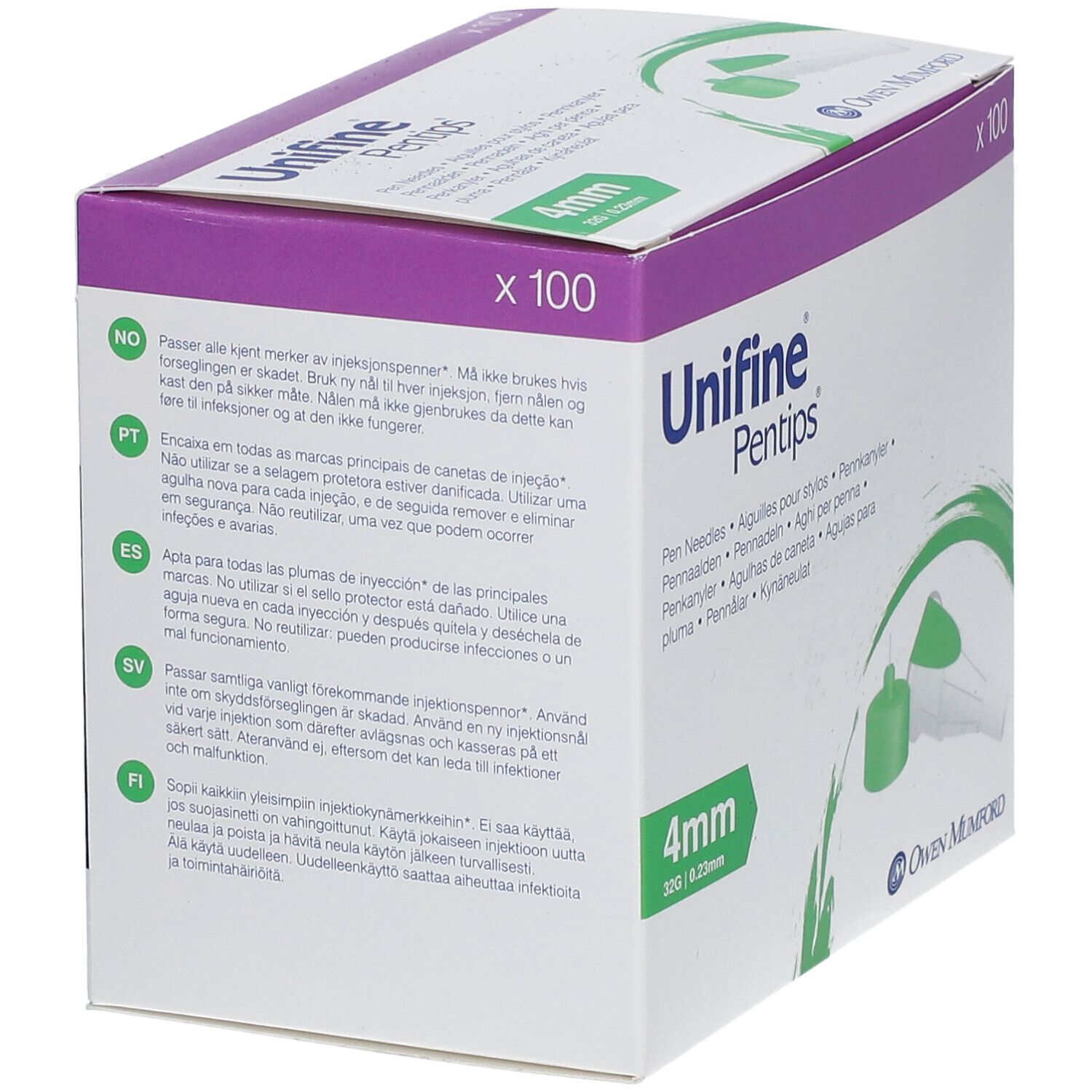 Unifine® Pentips® Aiguilles pour stylos stérile 32G 4mm AN3541 100 pc(s ...