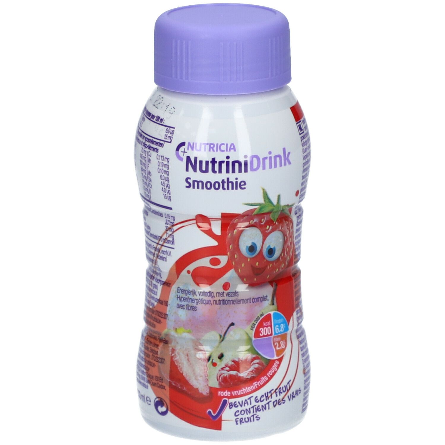 Nutrinidrink Smoothie Fruits Rouges 200 ml - Redcare Pharmacie