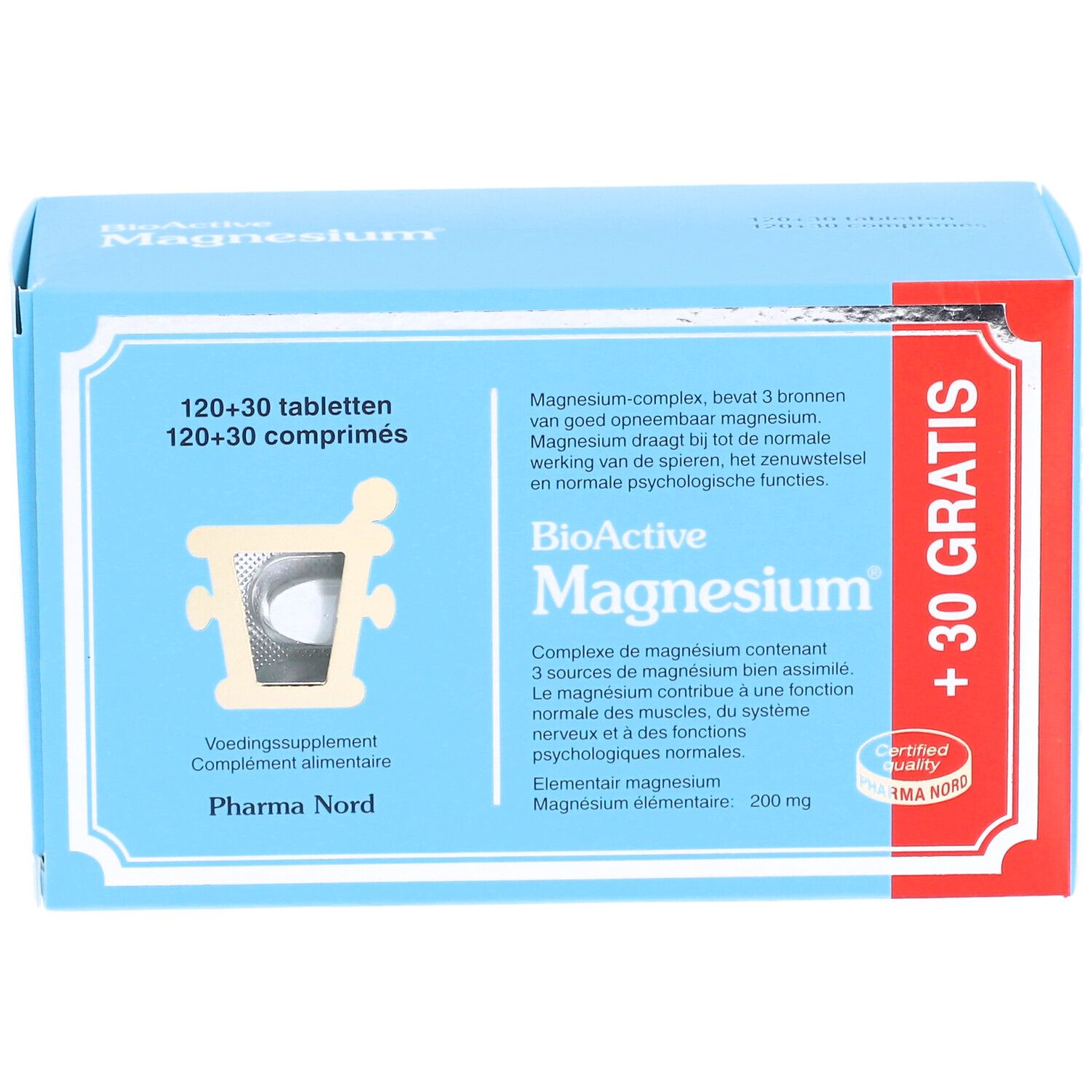 Pharma Nord BioActive Magnesium 120+30 pc(s) - Redcare Pharmacie