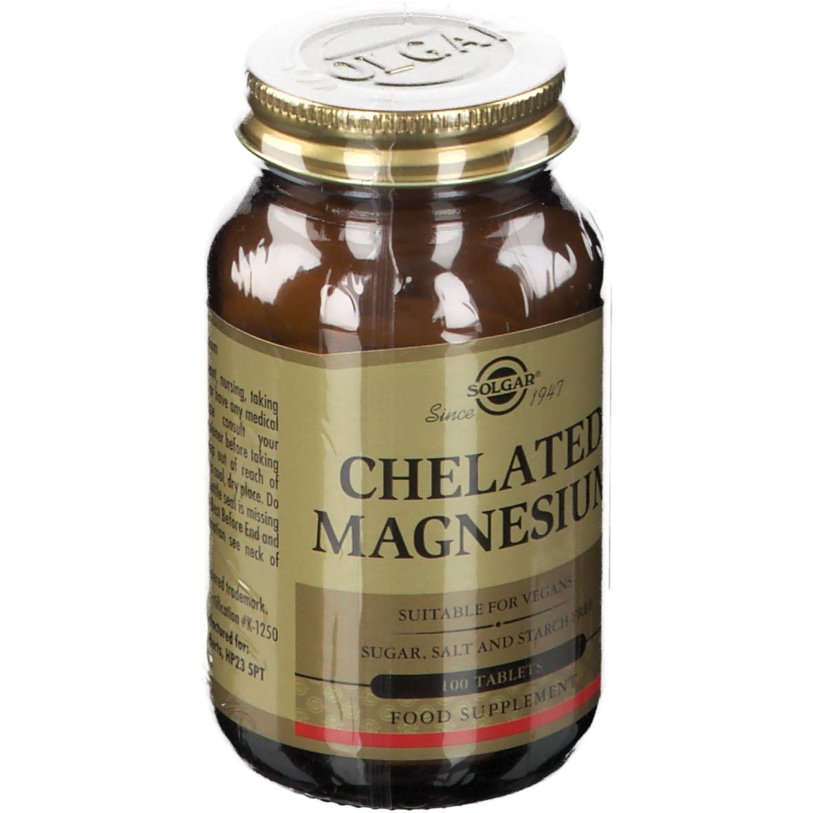 Solgar Chelated Magnesium 100 pc(s) - Redcare Pharmacie