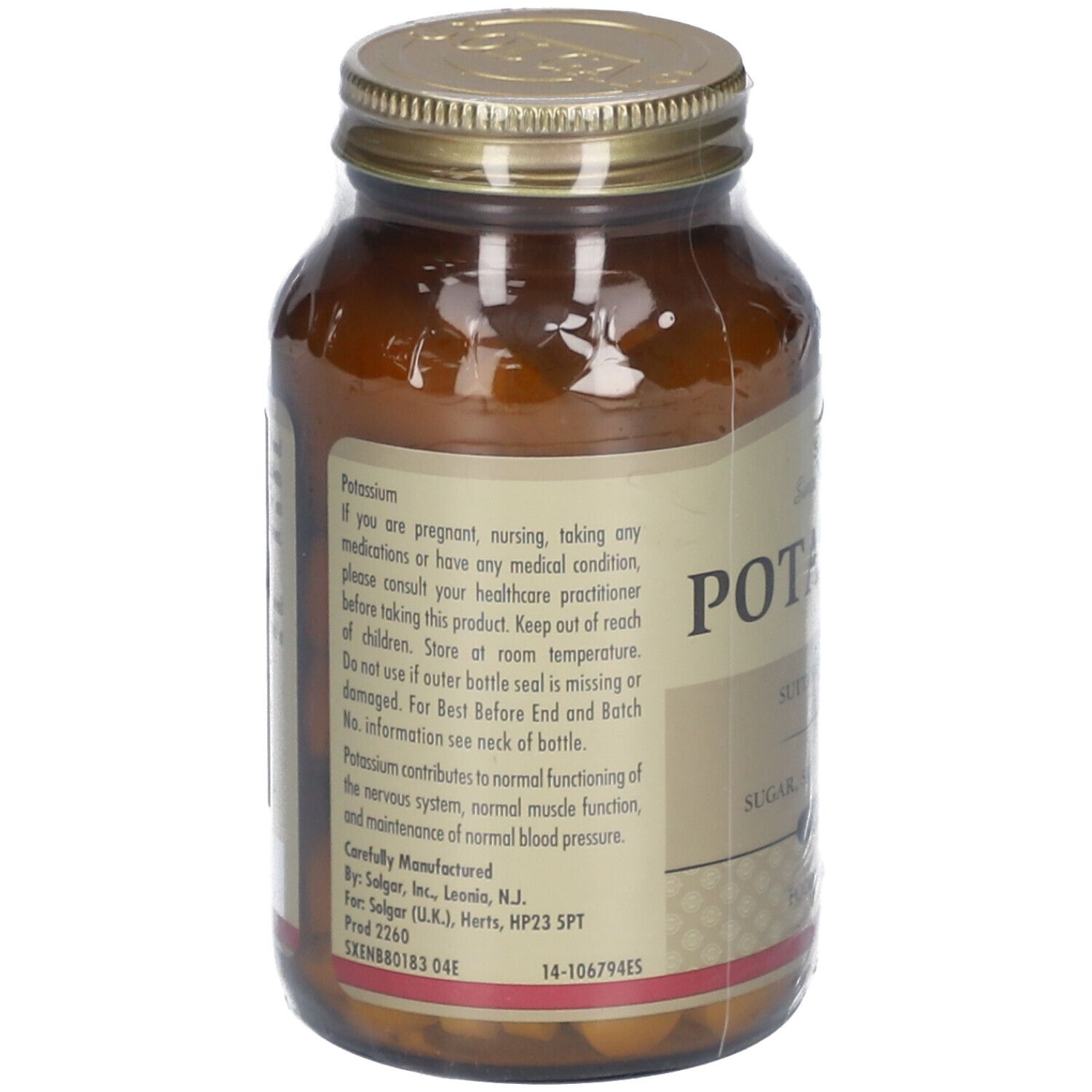 Solgar Potassium 100 pc(s) - Redcare Pharmacie