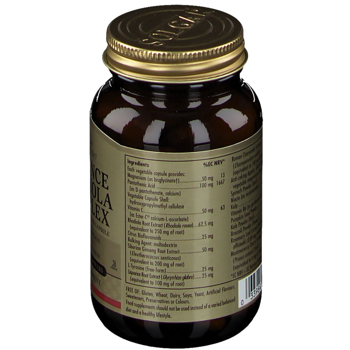Solgar Balance Rhodiola Complex V-Caps 60 pc(s) - Redcare Pharmacie