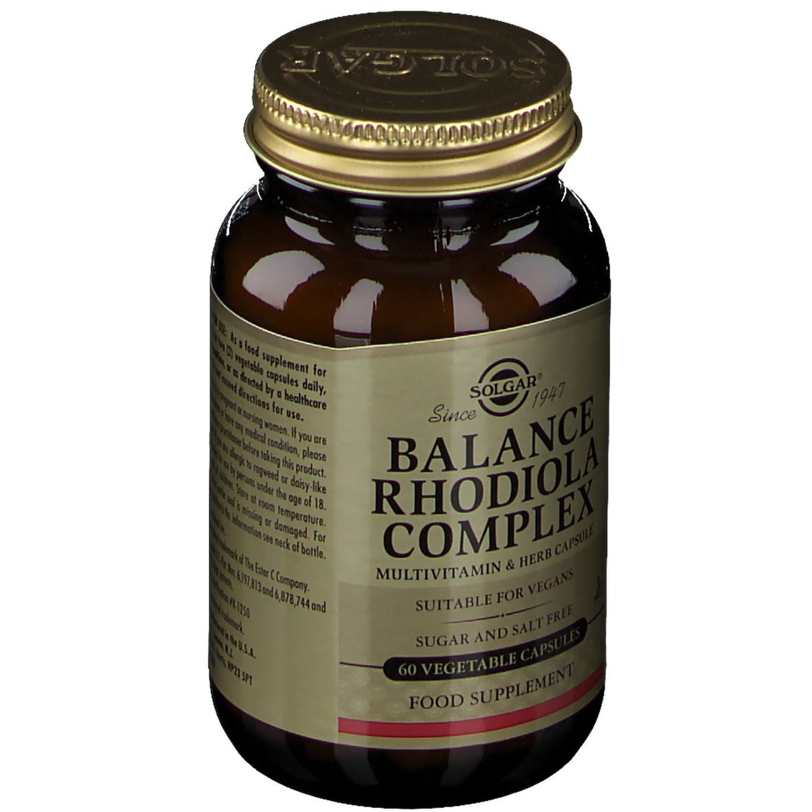 Solgar Balance Rhodiola Complex V-Caps 60 pc(s) - Redcare Pharmacie