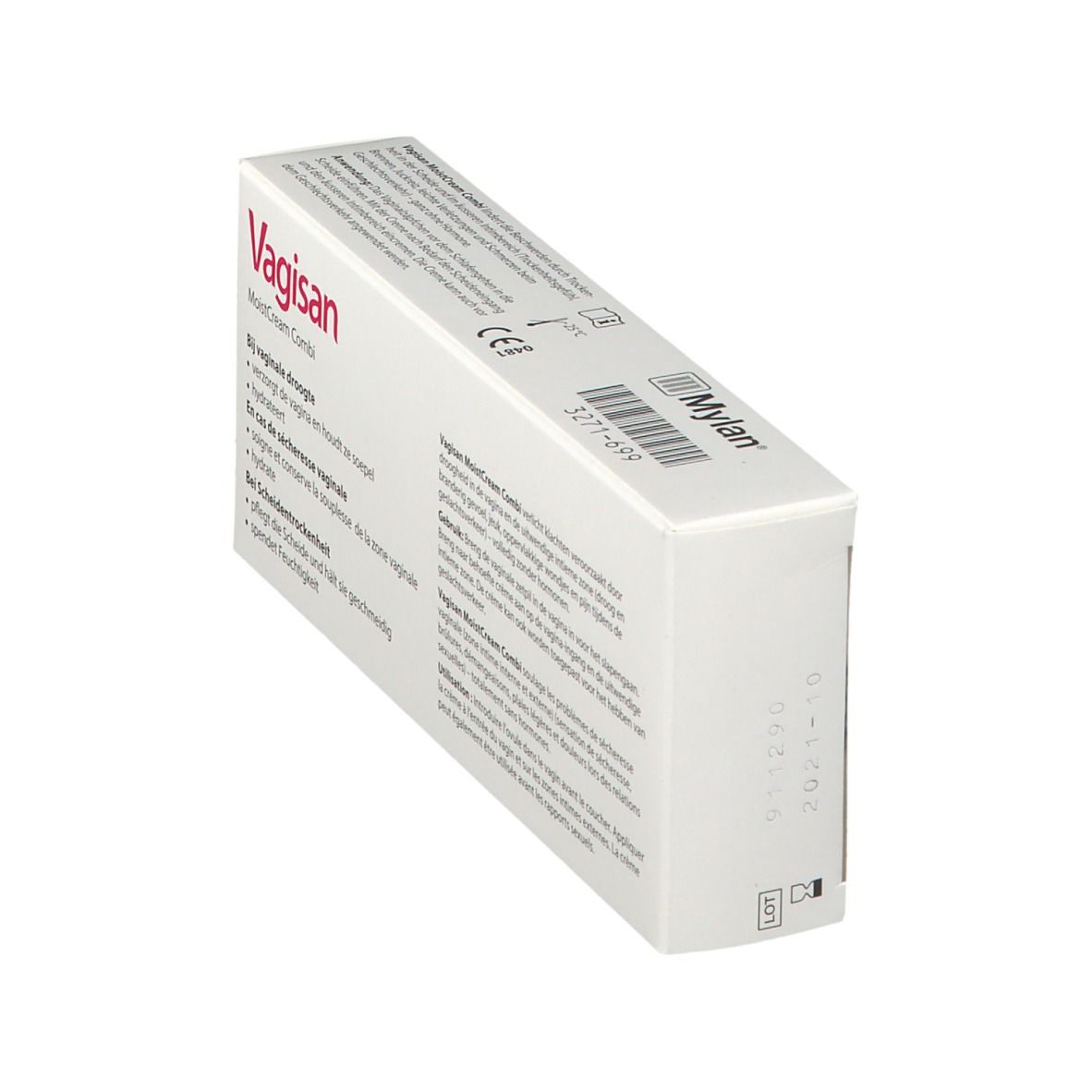 Vagisan MoistCream Combi Crème vaginale + 8 Ovules 10 g - Redcare Pharmacie