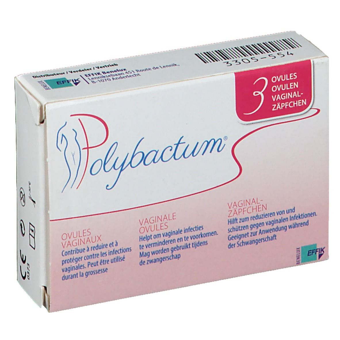 Polybactum® Ovules vaginaux 3 pc(s) - Redcare Pharmacie