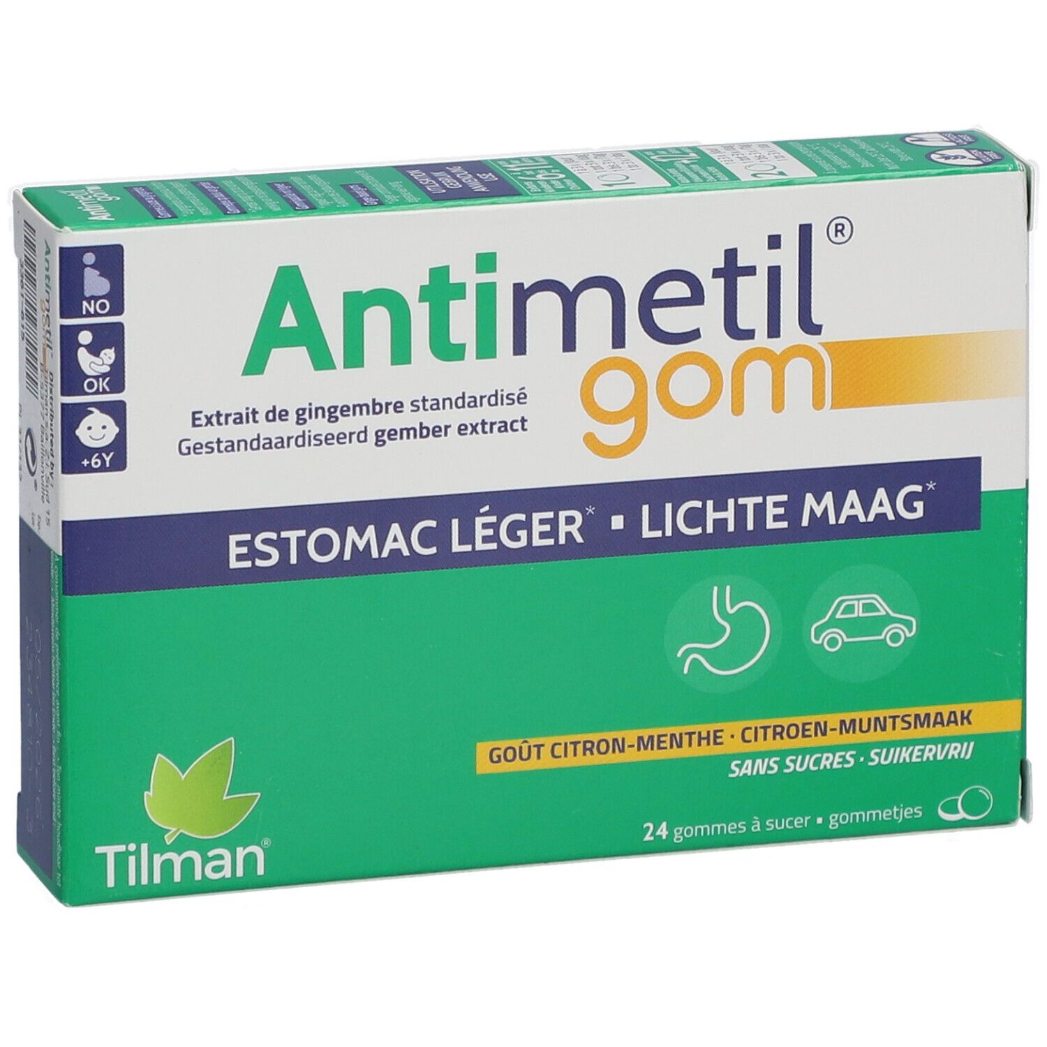 Antimetil Gom 24 pc(s) - Redcare Pharmacie