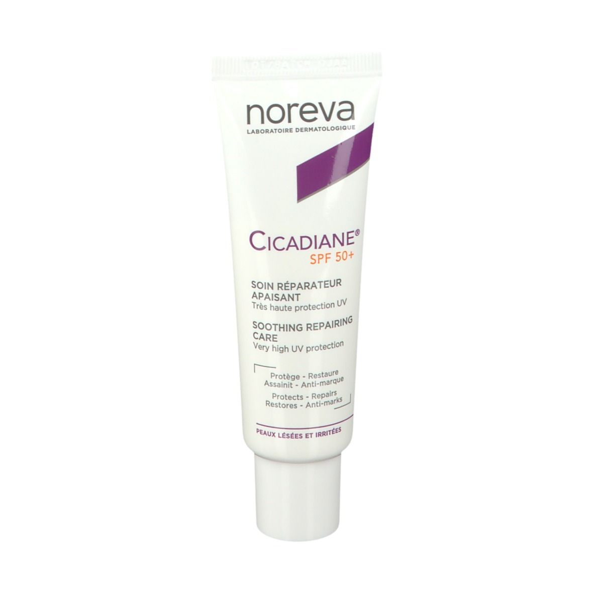 Noreva Laboratoires Cicadiane® Crème Réparatrice Apaisante SPF50+ 40 ml ...