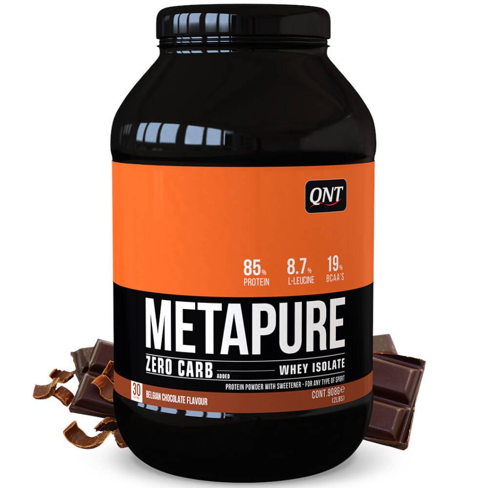 QNT Metapure Whey Protein Isolate Zero Carb Chocolat Belge 908 g ...