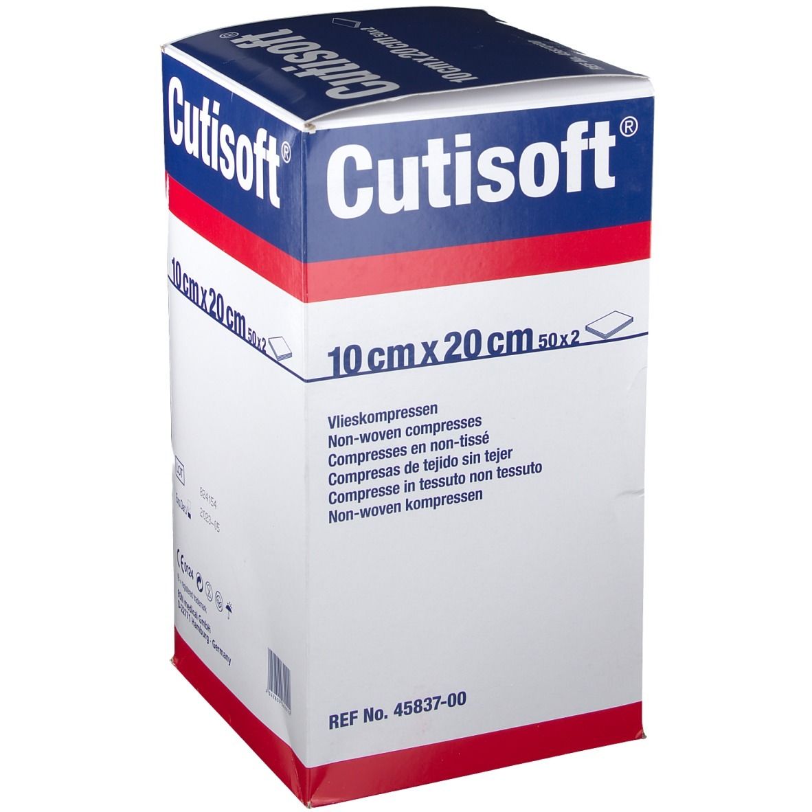 Cutisoft Cotton Stérile 10x20cm 100 pc(s) - Redcare Pharmacie