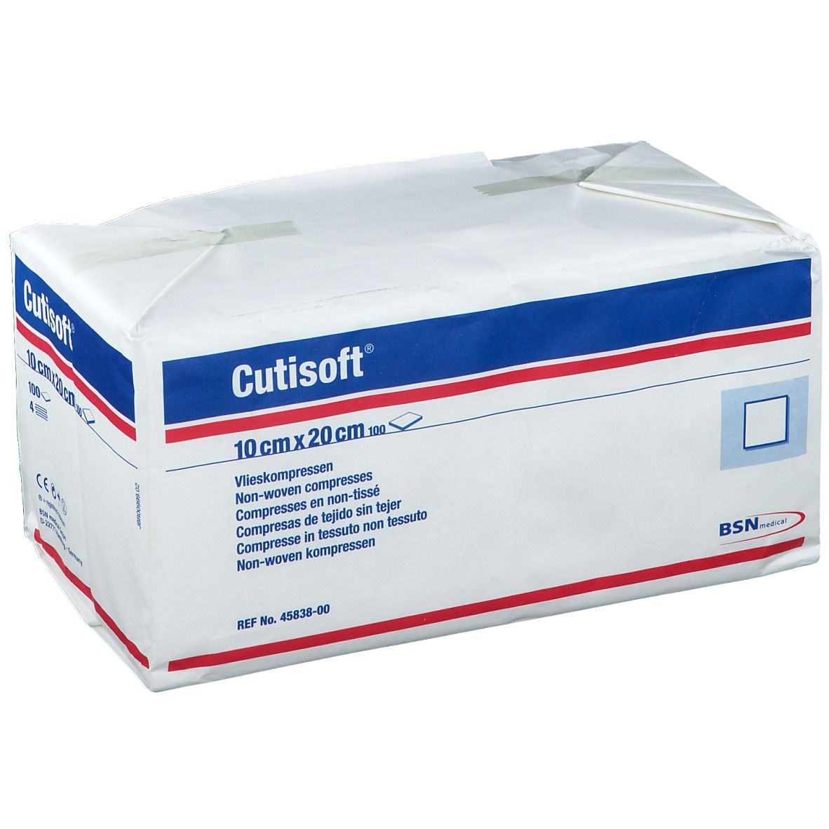 Cutisoft Coton Non Stérile 10x20cm 100 pc(s) - Redcare Pharmacie