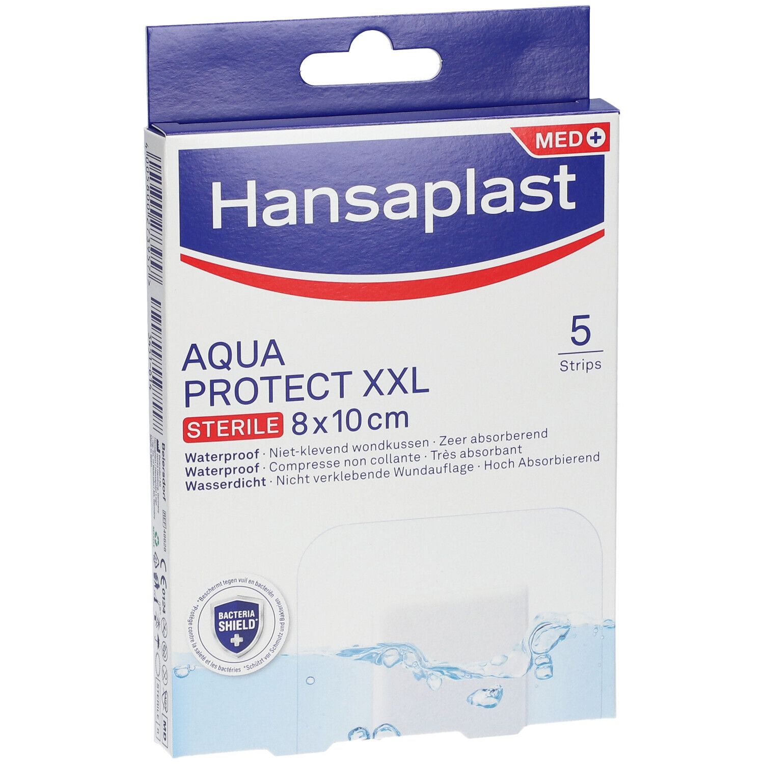 Hansaplast Aquaprotect XXL Stérile 8 x 10 cm 5 pc(s) - Redcare Pharmacie
