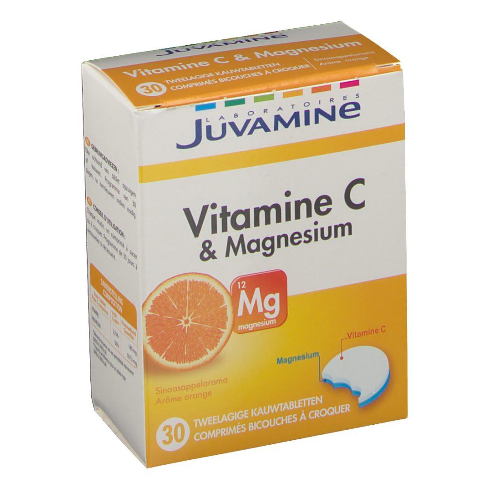 JUVAMINE Vitamine C & Magnésium 30 pc(s) - Redcare Pharmacie