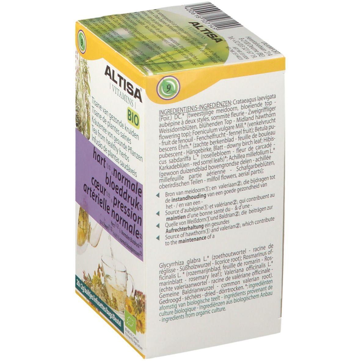 ALTISA VITAMINS Tisane 20x2 g - Redcare Pharmacie