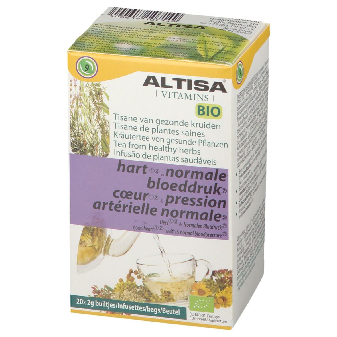 ALTISA VITAMINS Tisane 20x2 g - Redcare Pharmacie