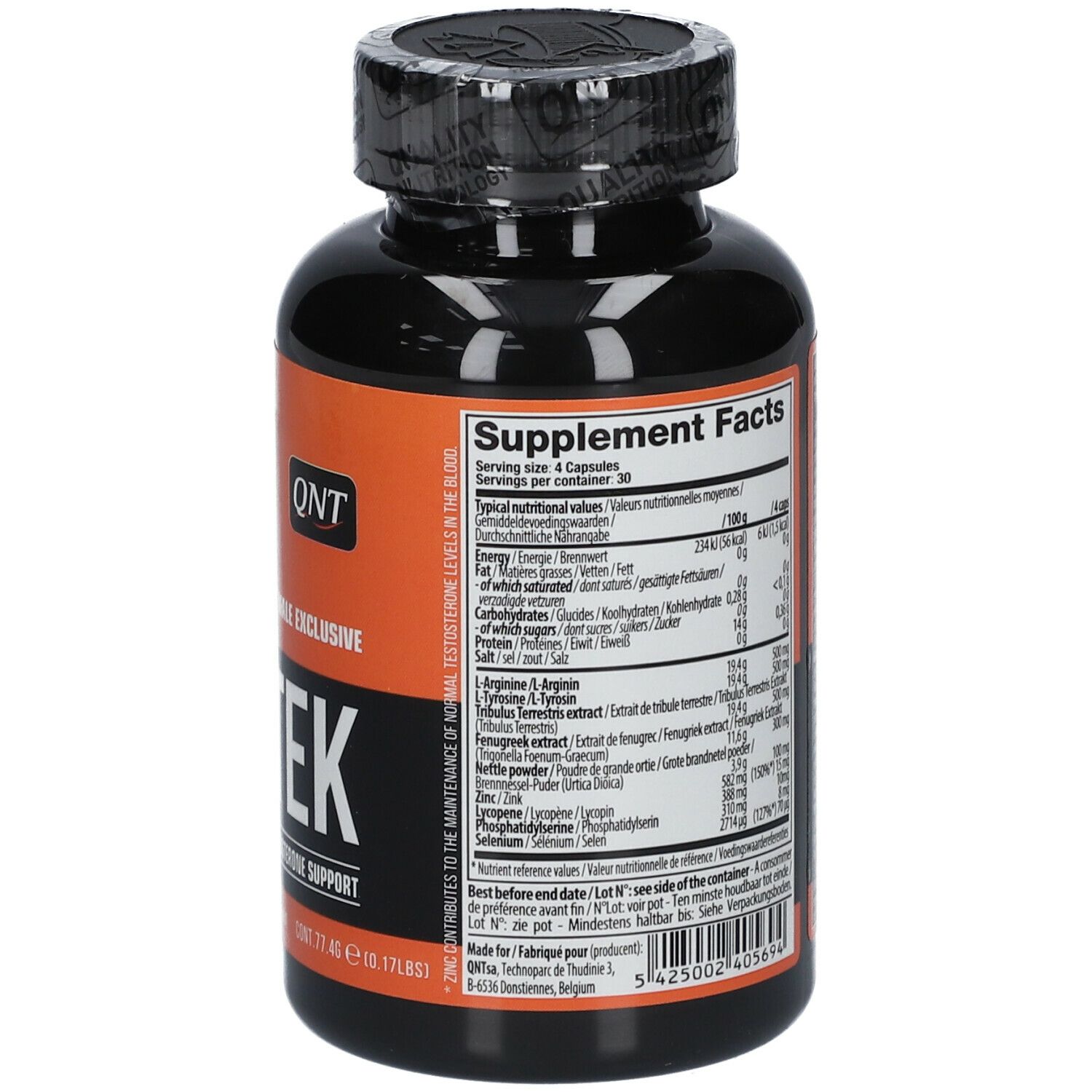 QNT Testek® Natural Testosterone Booster 120 pc(s) - Redcare Pharmacie