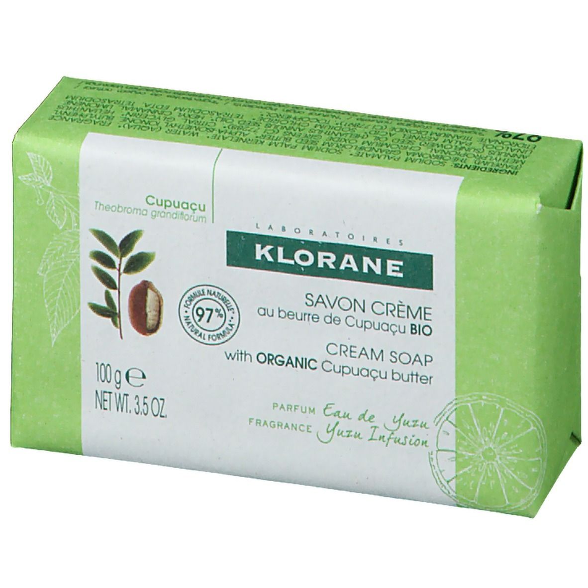 Klorane Savon Eau de Yuzu 100 g - Redcare Pharmacie