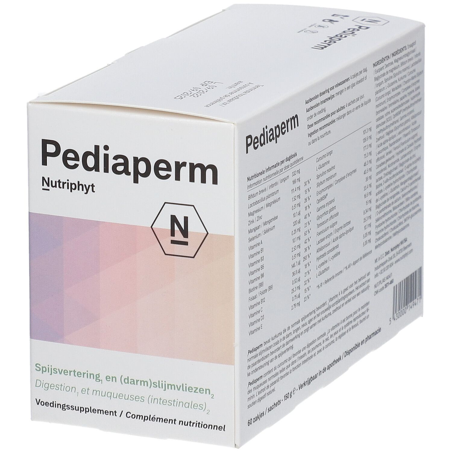 Nutriphyt Pediaperm 60x2,5 g - Redcare Pharmacie