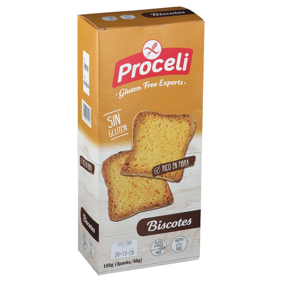Proceli Biscottes Sans Gluten 150 g - Redcare Pharmacie