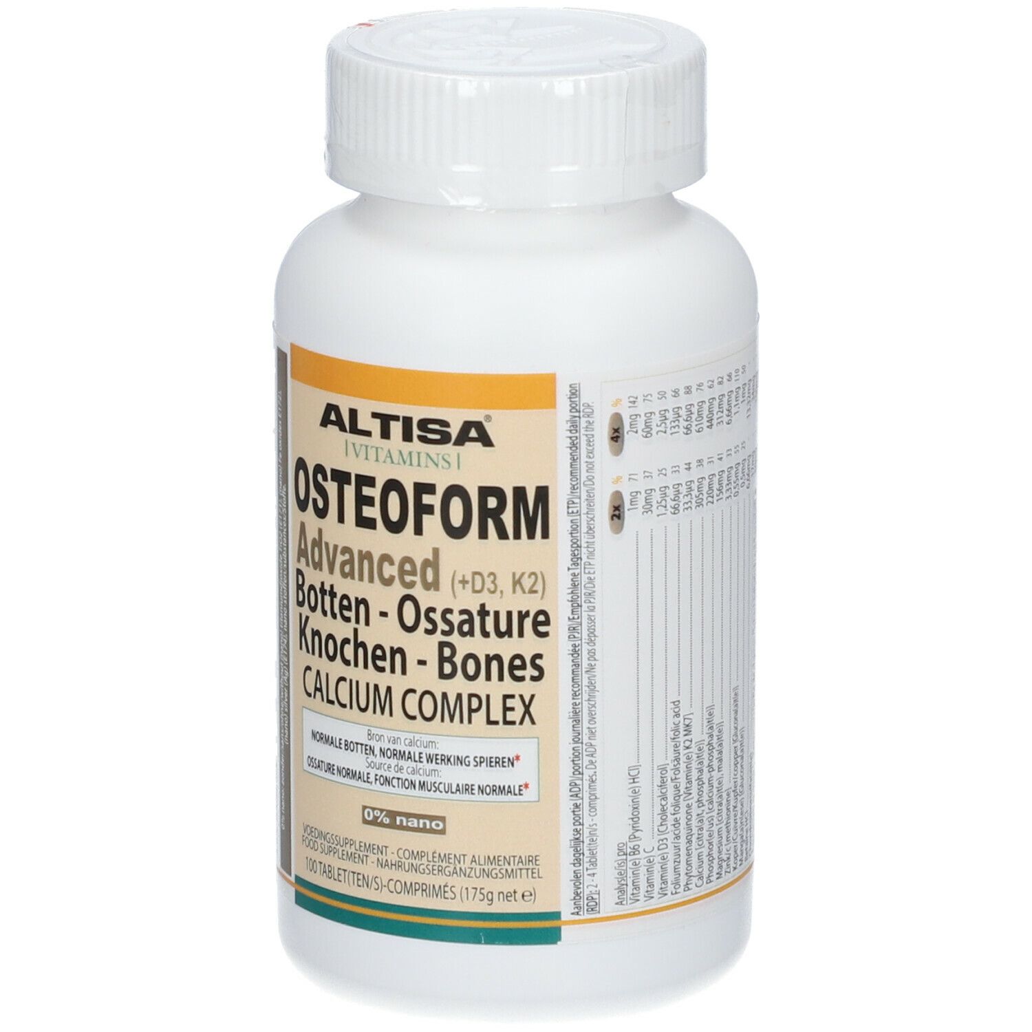 Altisa Osteoform Calcium Multi Complex 100 pc(s) - Redcare Pharmacie