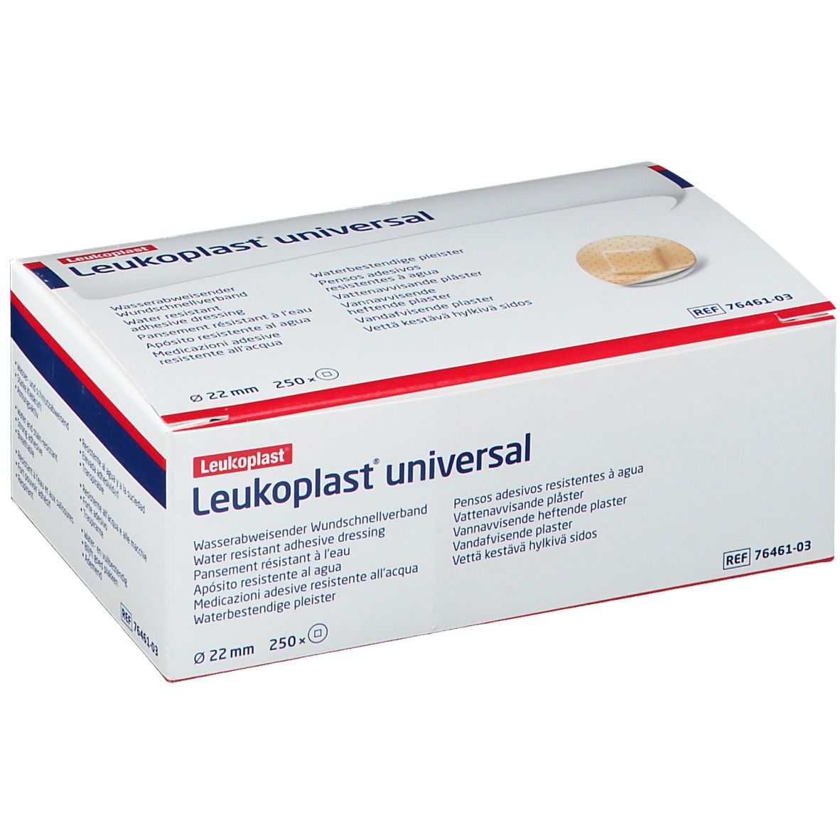 Leukoplast® Universal Pansement 22 x 22 mm 250 pc(s) - Redcare Pharmacie