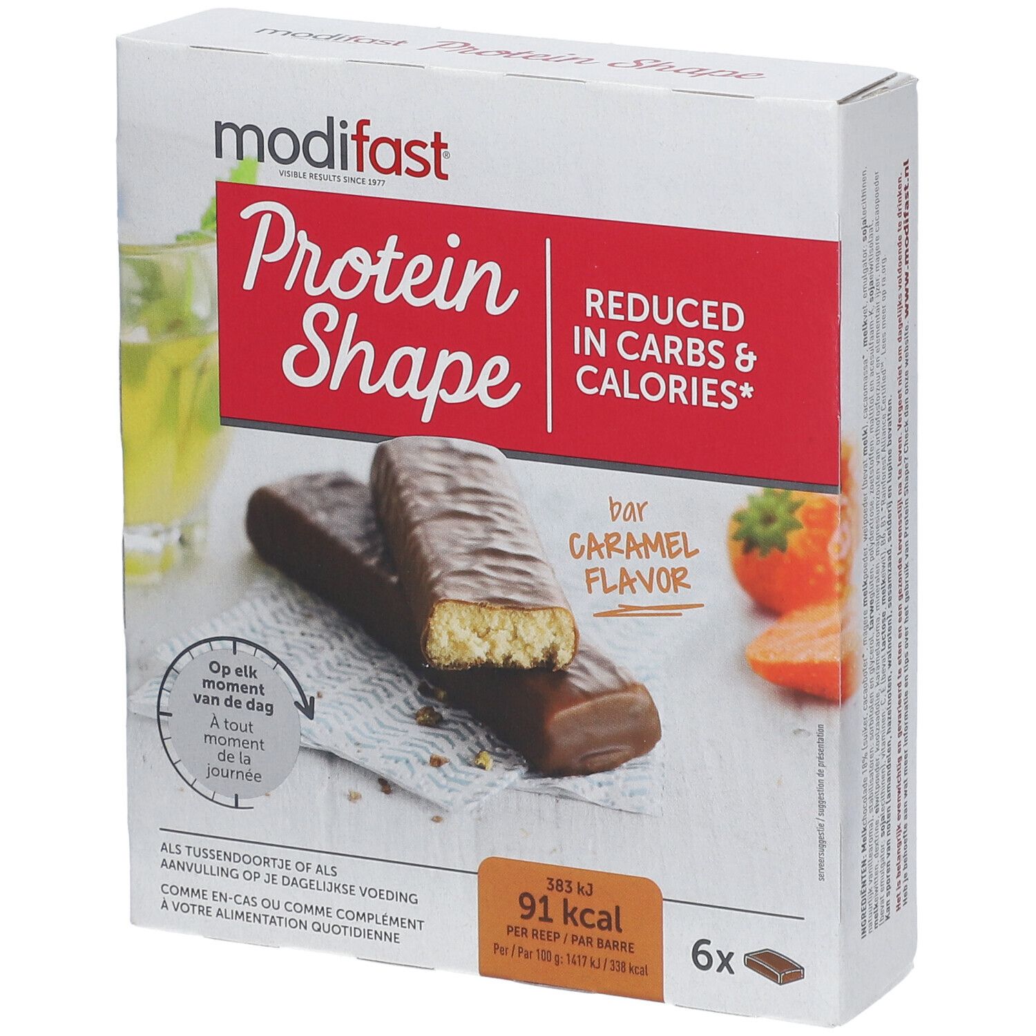 modifast® Protein Shape Bar caramel 6x27 g - Redcare Pharmacie