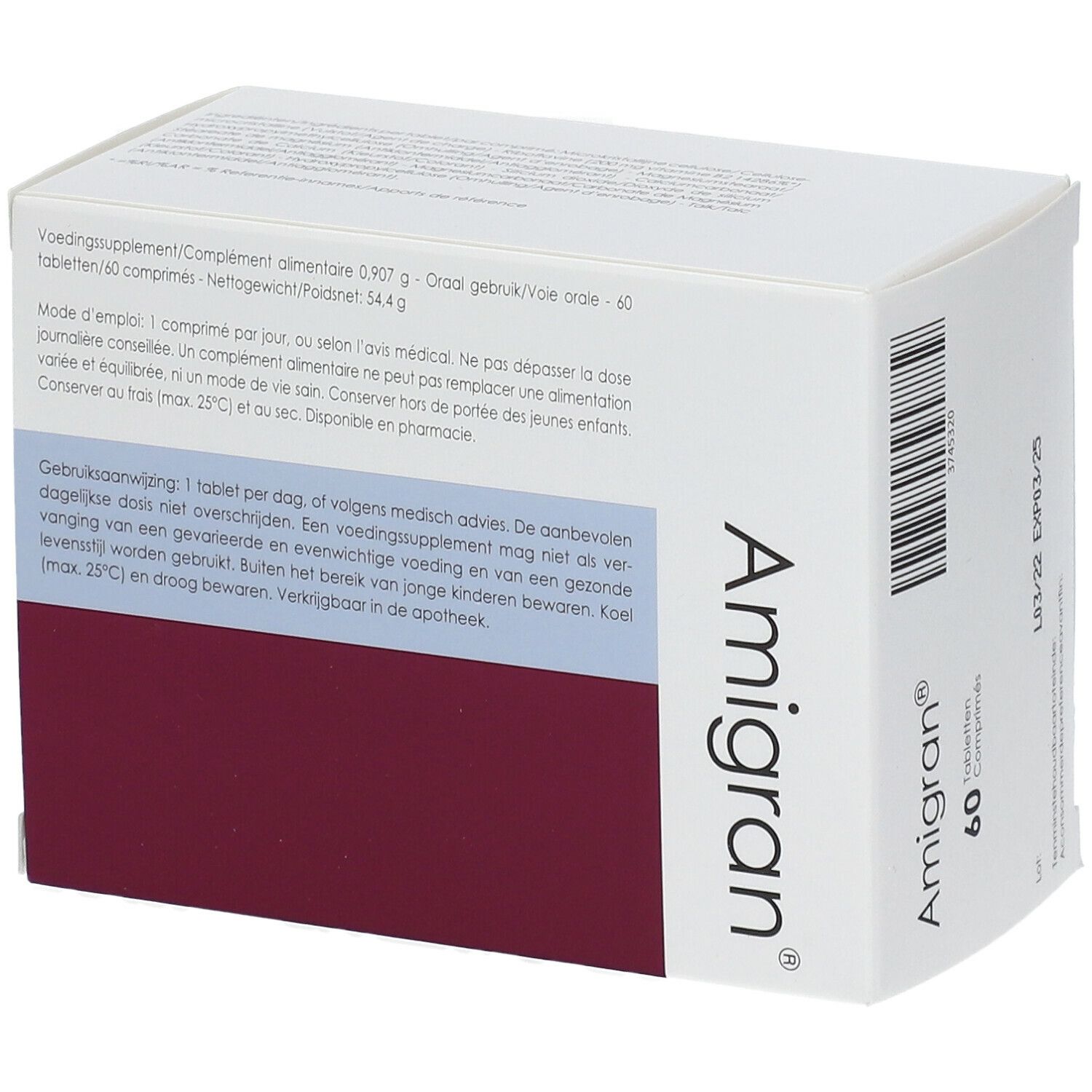 Amigran® 60 pc(s) - Redcare Pharmacie