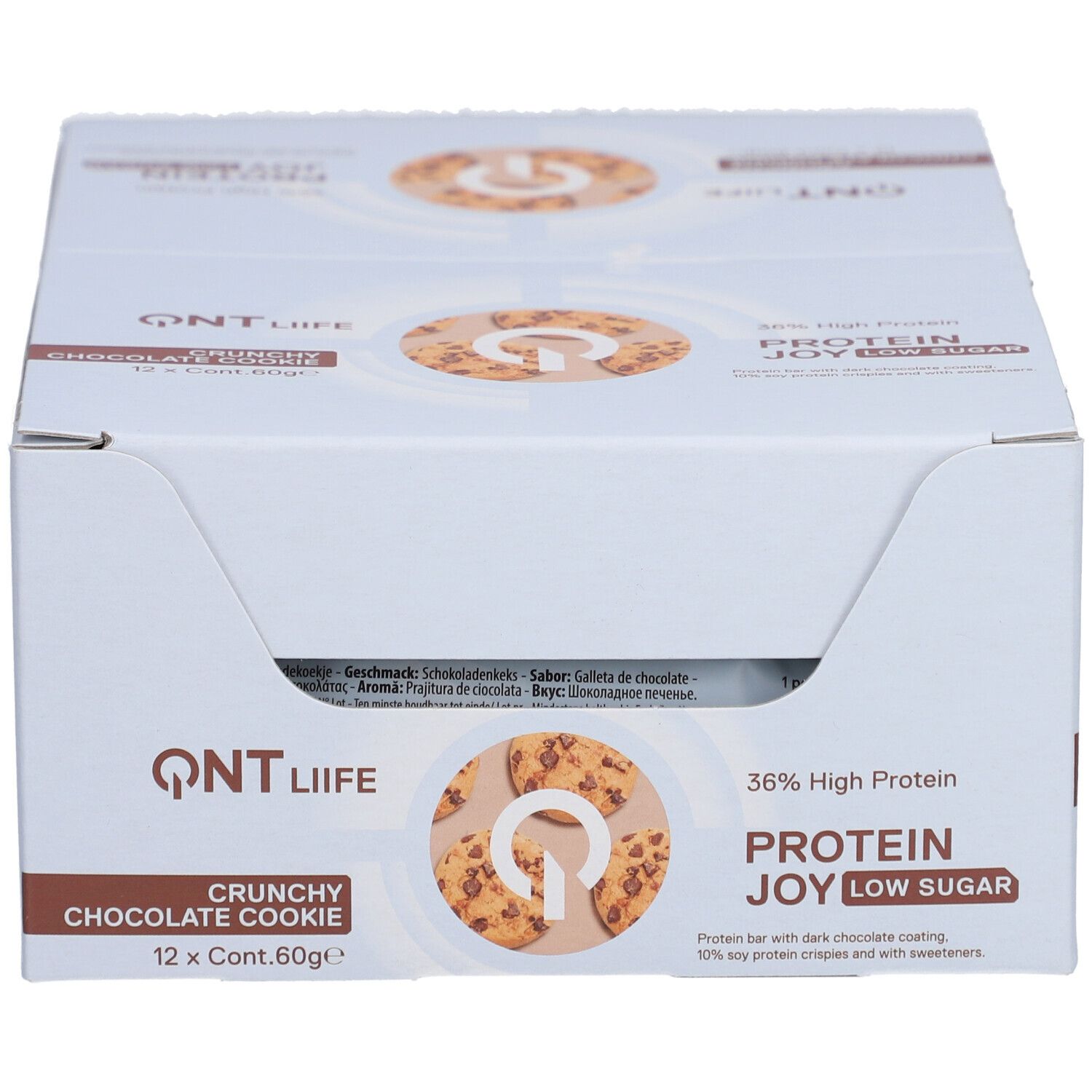 QNT Protein Joy Barre Cookie Crème 12x60 g - Redcare Pharmacie