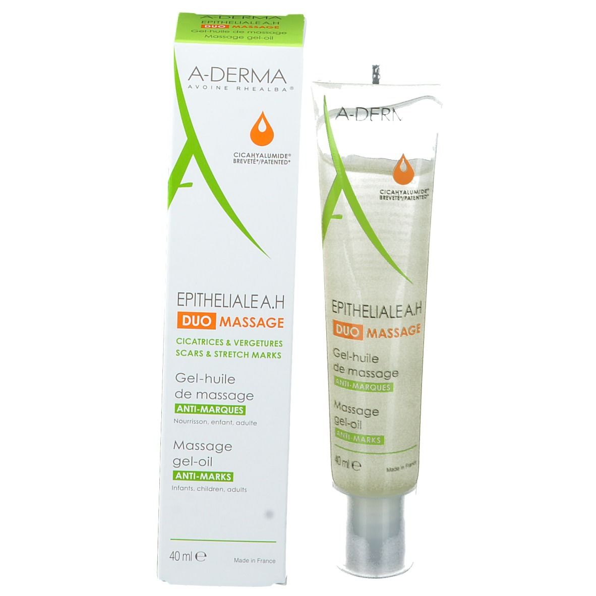 A-Derma Epitheliale A.H Duo Gel-huile de massage 40 ml - Redcare Pharmacie