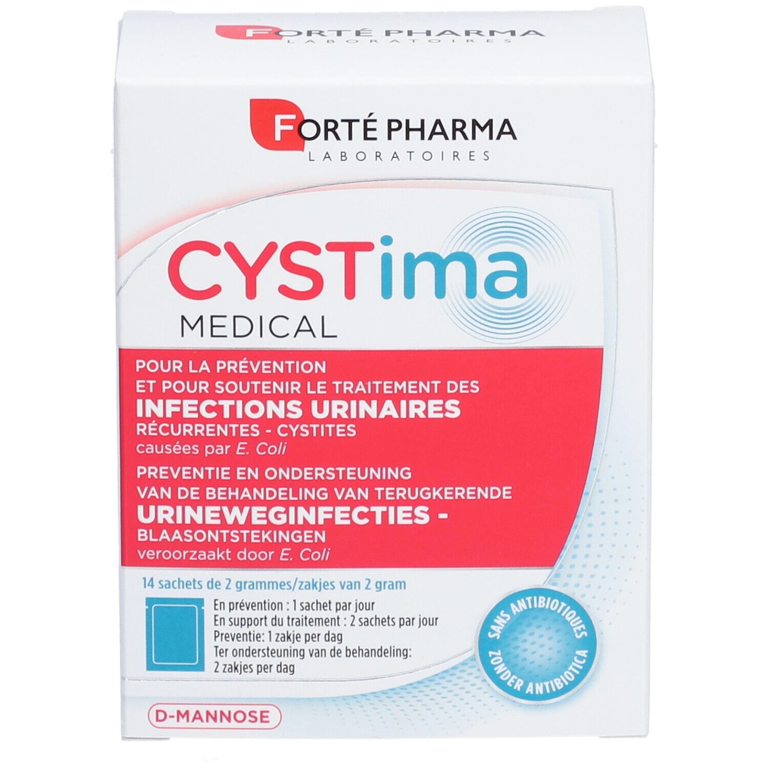 Forté Pharma CYSTima Médical 14 pc(s) - Redcare Pharmacie