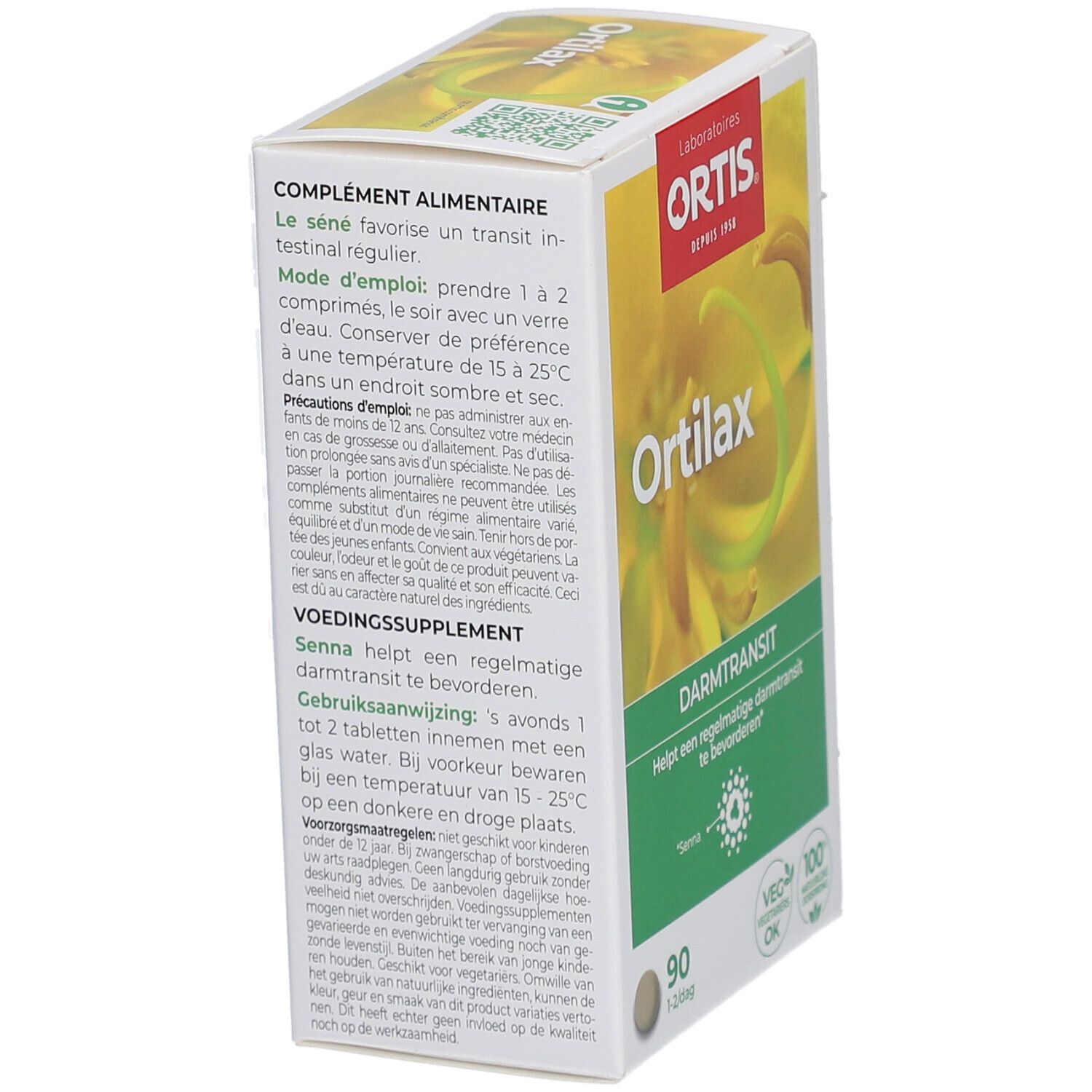 ORTIS® Ortilax Transit Intestinal 90 pc(s) - Redcare Pharmacie