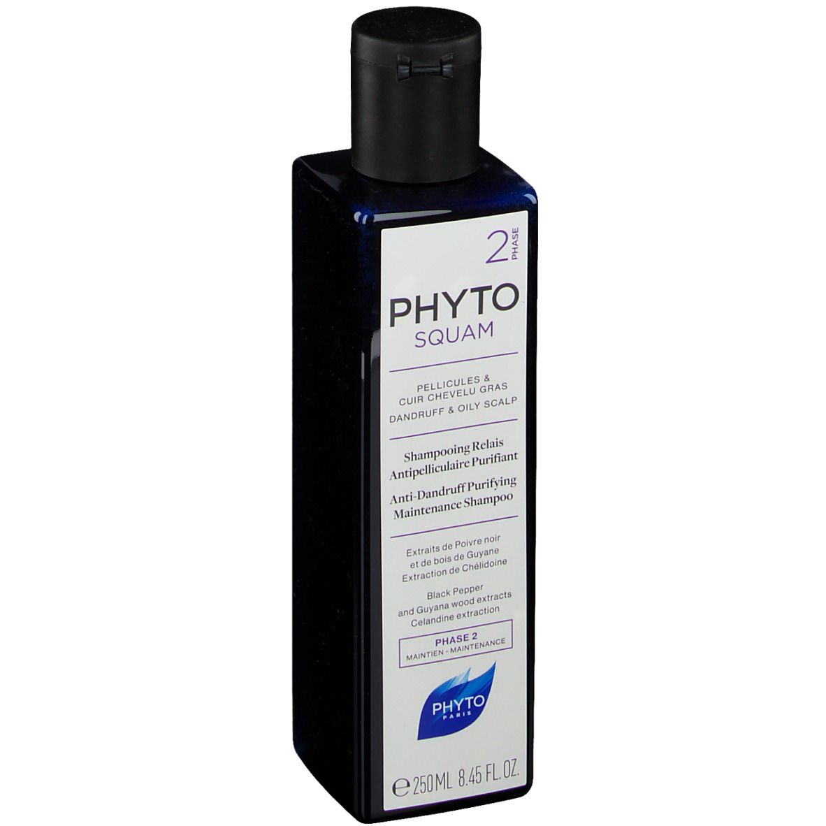 PHYTO PHYTOSQUAM Shampooing Antipelliculaire Purifiant 250 ml - Redcare Pharmacie