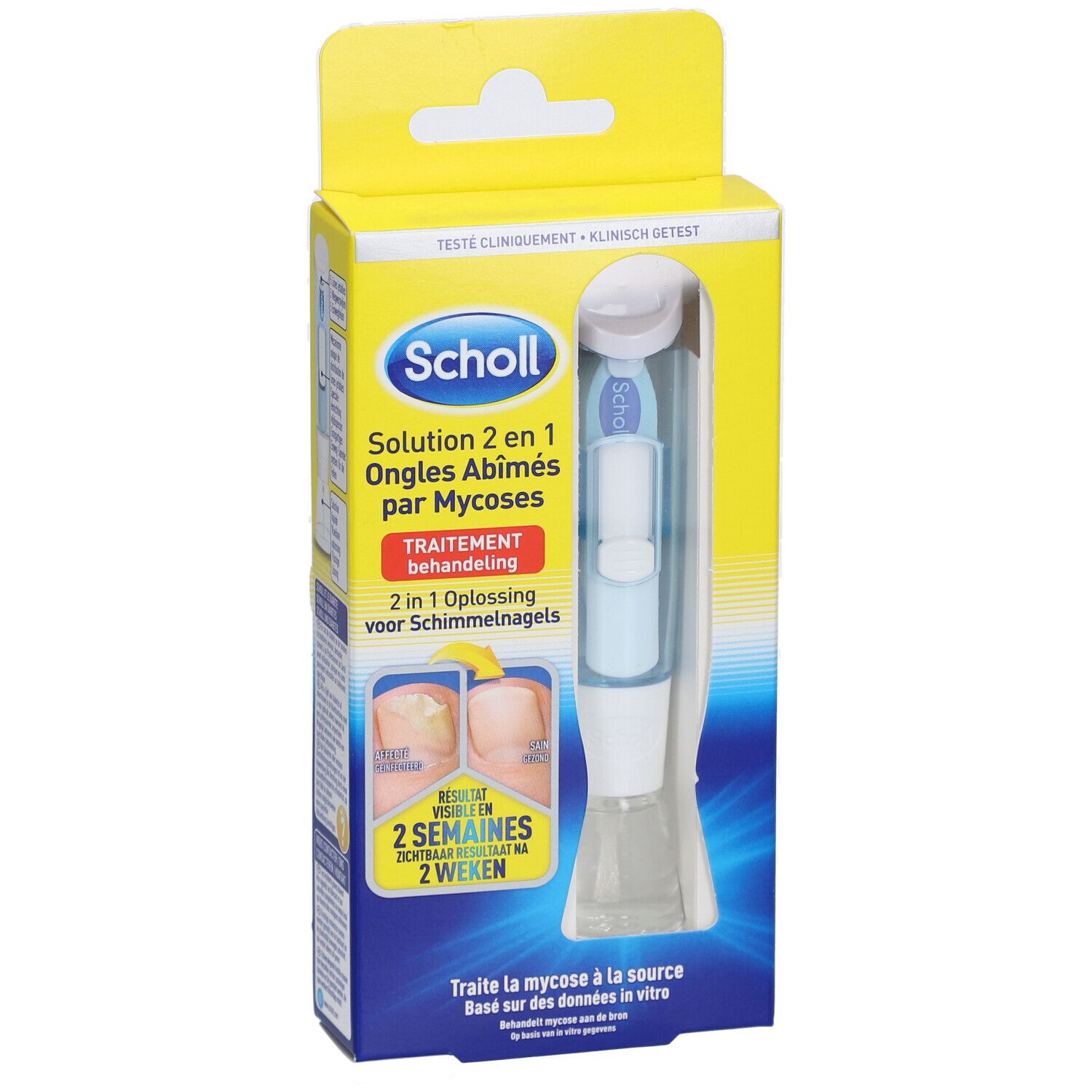 Scholl Solution 2 en 1 Mycose Des Ongles 1 ml - Redcare Pharmacie