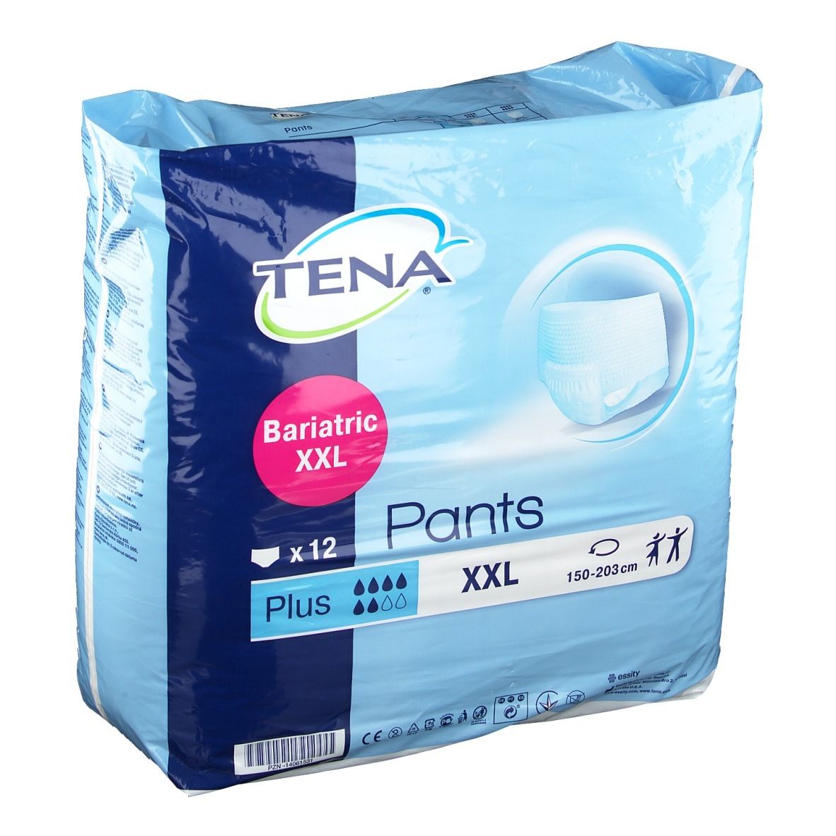 TENA Pants Bariatric Plus XXL 79862 12 Pc s Redcare Pharmacie