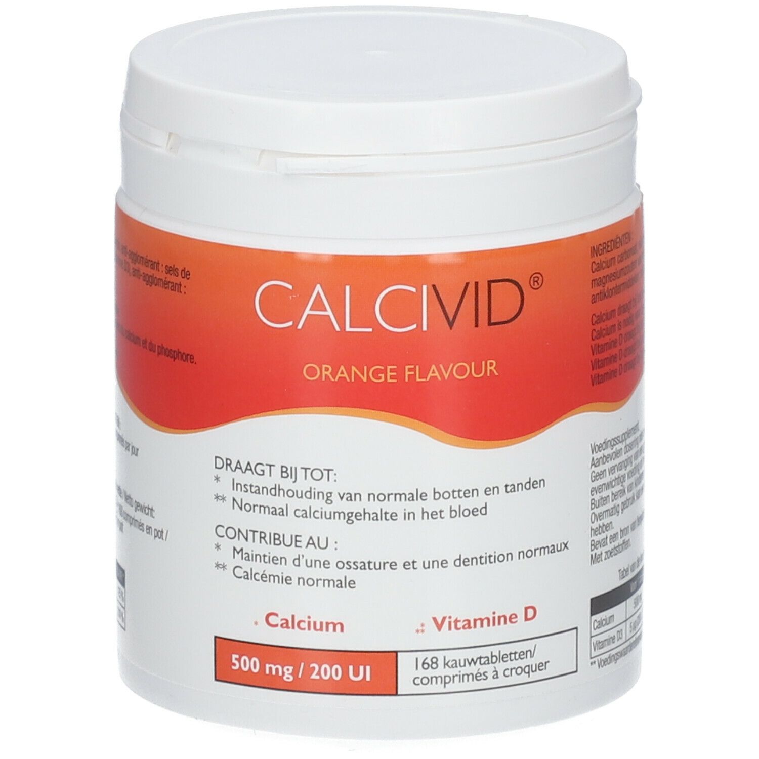 Sanifort CALCIVID® 500 mg/200 UI Orange 168 pc(s) - Redcare Pharmacie