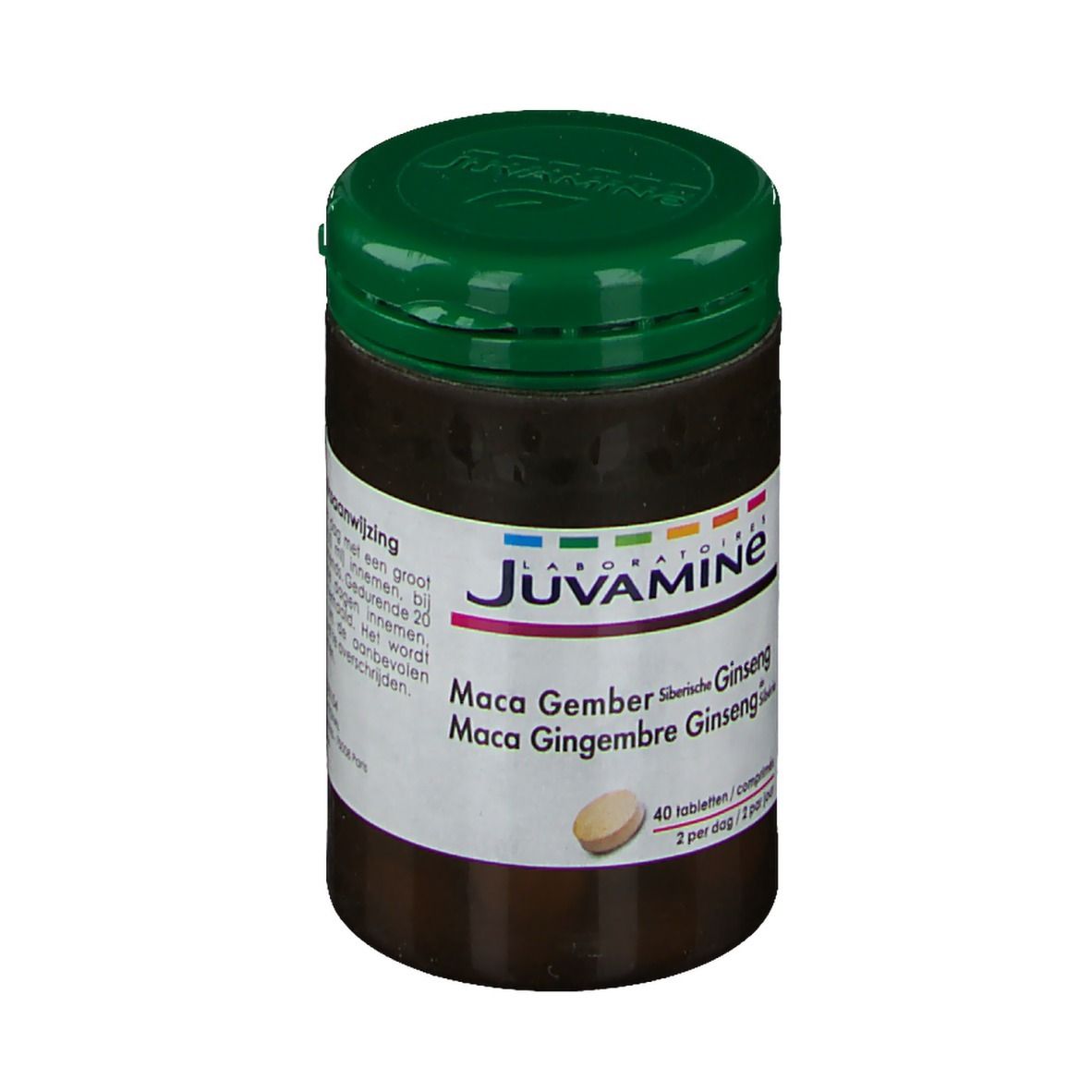 JUVAMINE Maca Gingembre Ginseng de Sibérie 40 pc(s) - Redcare Pharmacie