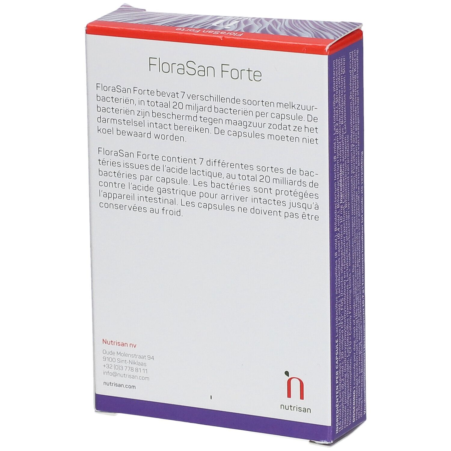 Nutrisan FloraSan Forte 30 pc(s) - Redcare Pharmacie