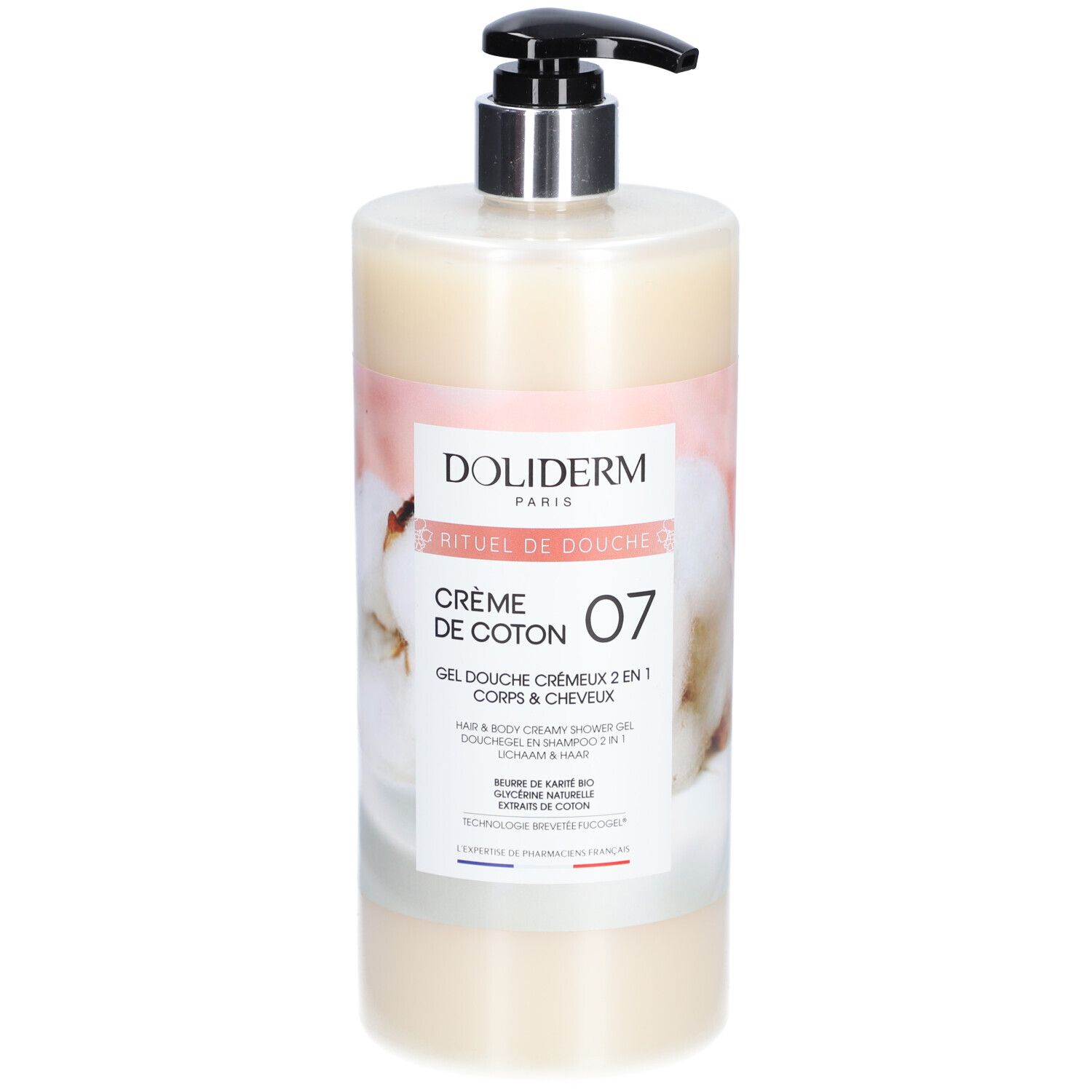 DOLIDERM CRÈME DE COTON 07 Gel douche crémeux 2 en 1 1 l - Redcare ...