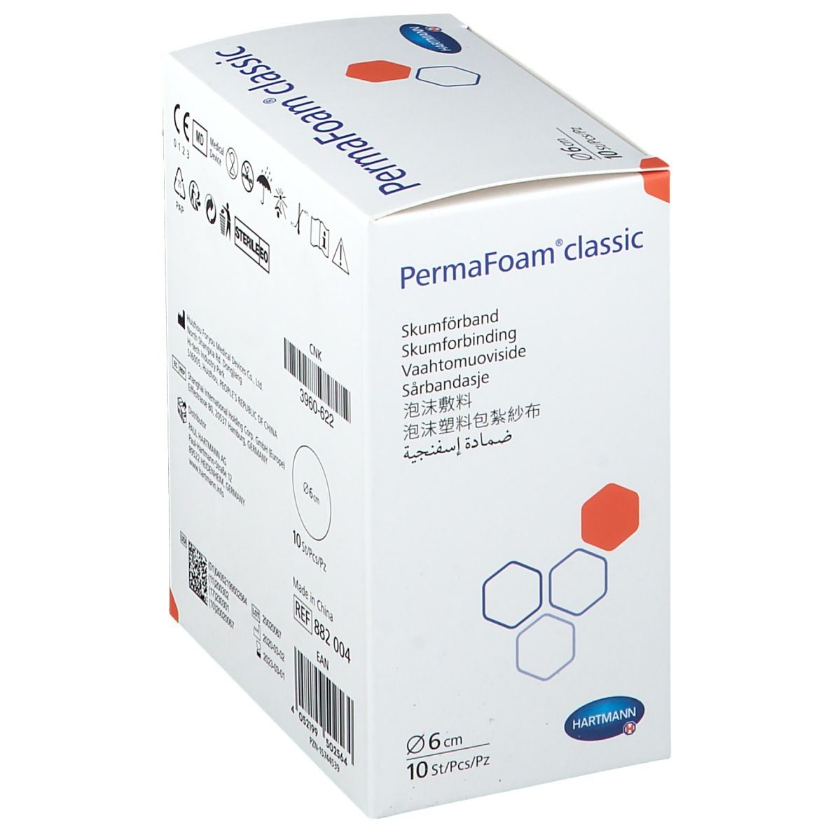 PermaFoam® classic Pansement en mousse 6 cm 10 pc(s) - Redcare Pharmacie
