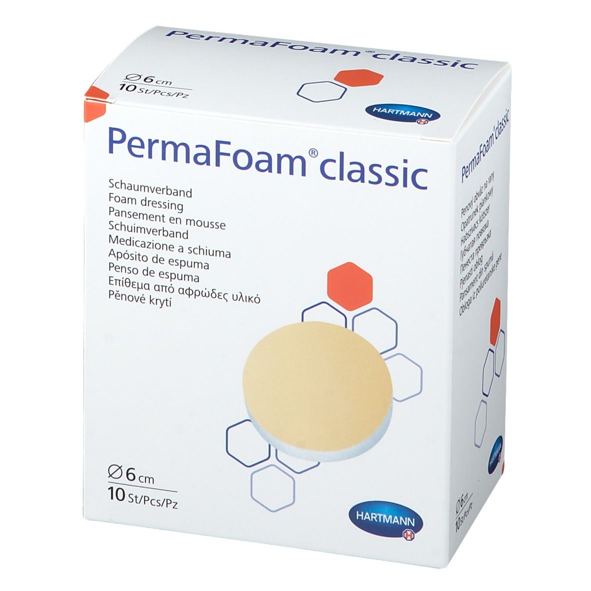 PermaFoam® classic Pansement en mousse 6 cm 10 pc(s) - Redcare Pharmacie