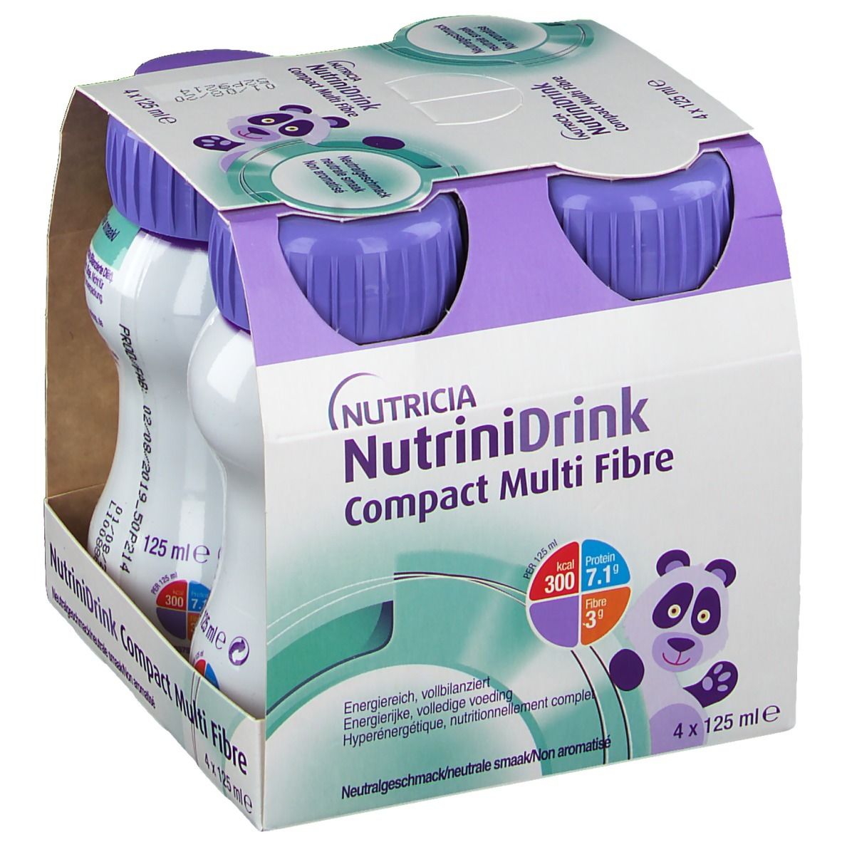 Nutricia Nutrinidrink Compact Multi Fibre Neutre 4x125 ml - Redcare ...