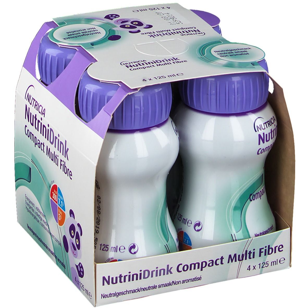 Nutricia Nutrinidrink Compact Multi Fibre Neutre 4x125 ml - Redcare ...