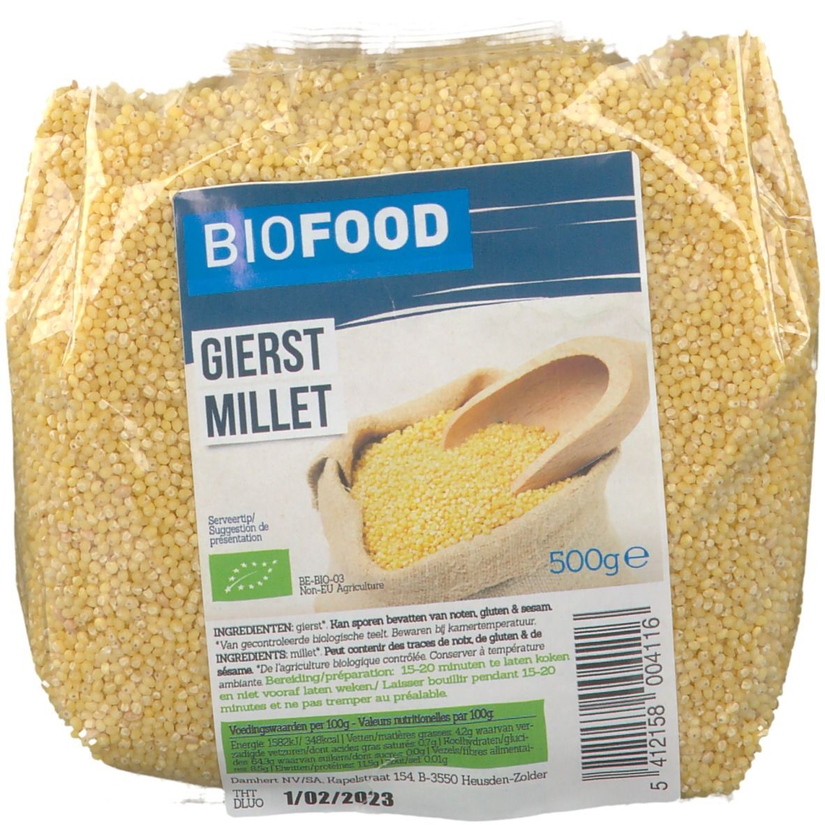 BIOFOOD Millet BIO 500 g - Redcare Pharmacie