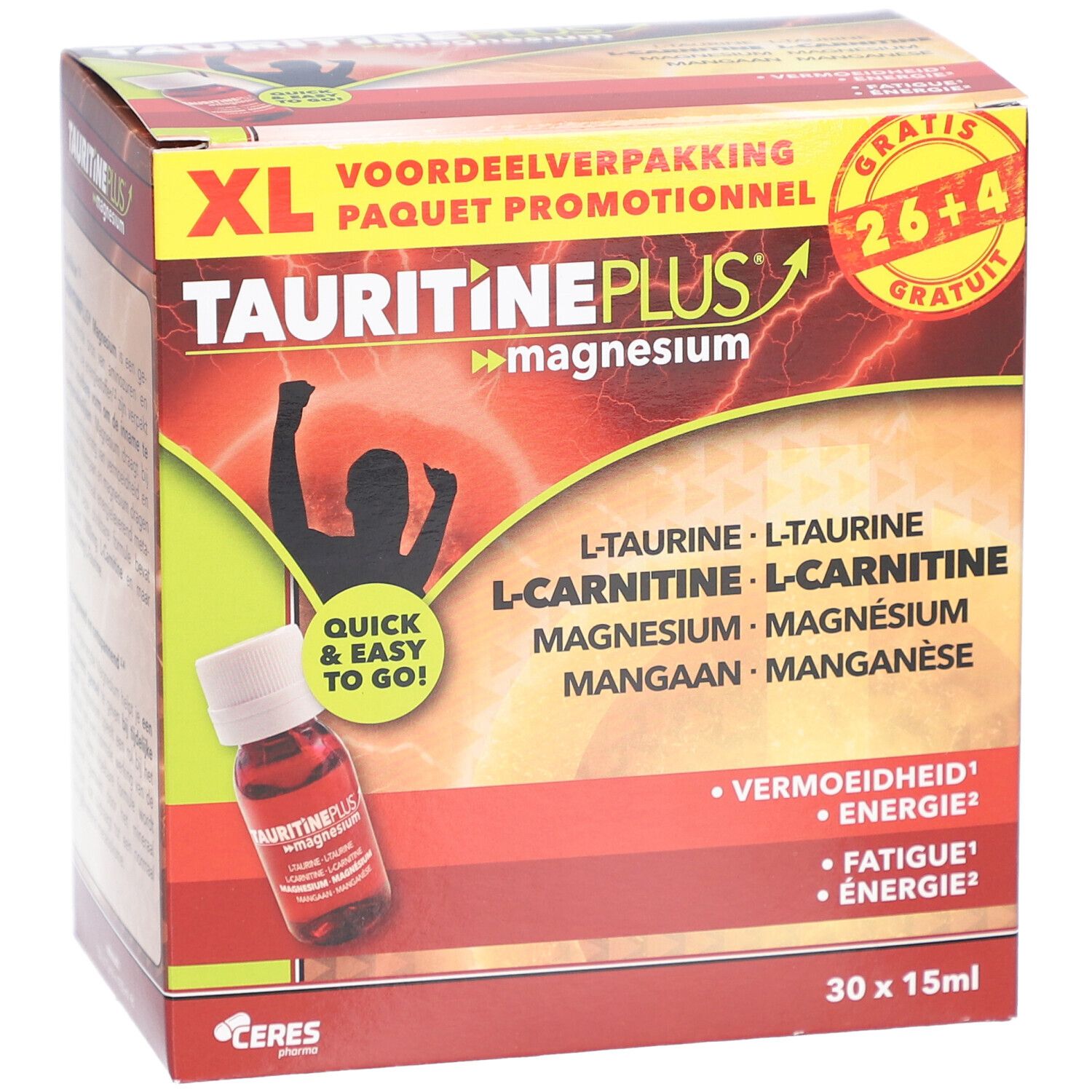 TAURITINE PLUS® Magnesium 30x15 ml - Redcare Pharmacie