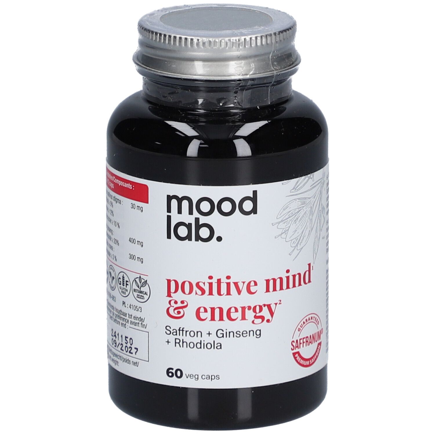 Moodlab Positive Mind & Energy 60 pc(s) - Redcare Pharmacie
