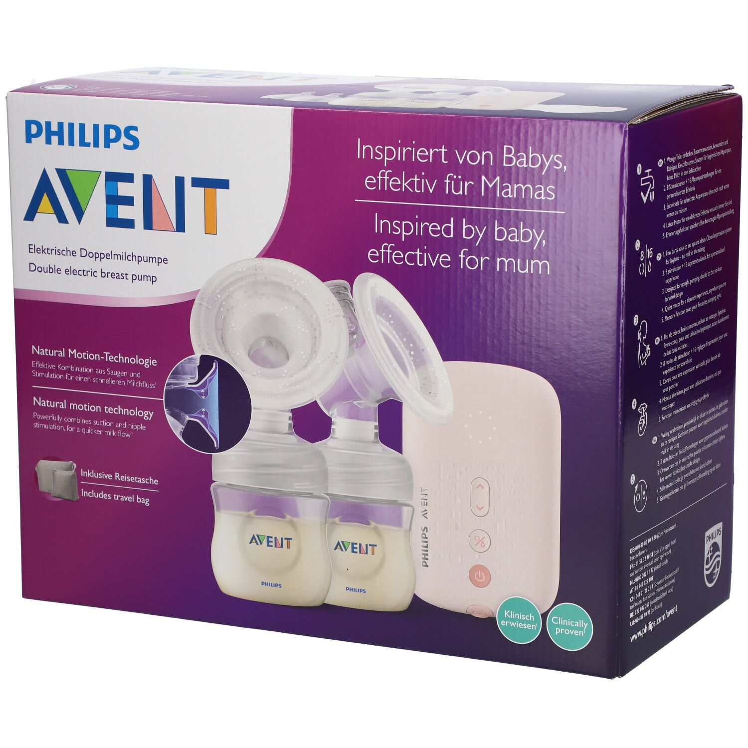 Philips Avent Tire-lait Électrique Double SCF397/11 1 pc(s) - Redcare ...