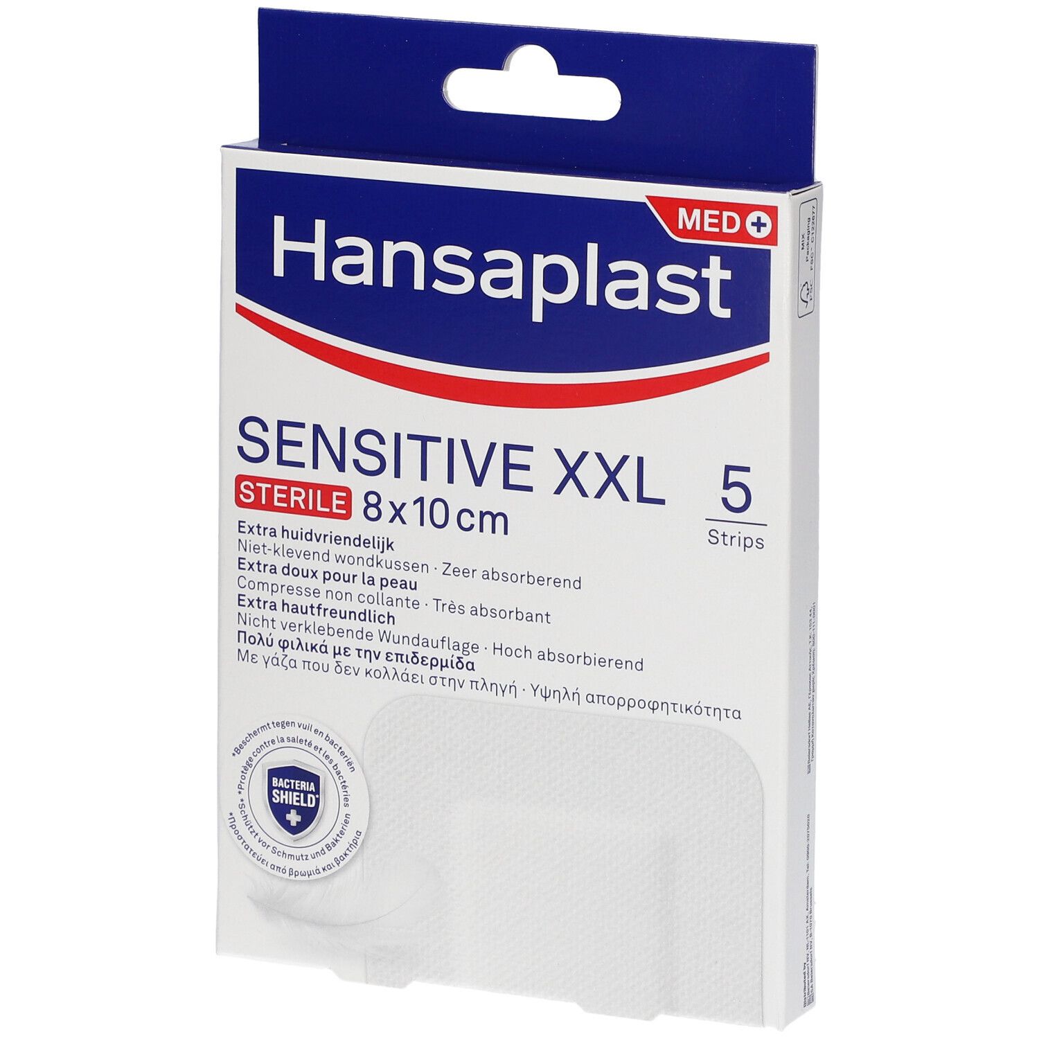 Hansaplast SENSITIVE XXL Stérile 8 x 10 cm 5 pc(s) - Redcare Pharmacie