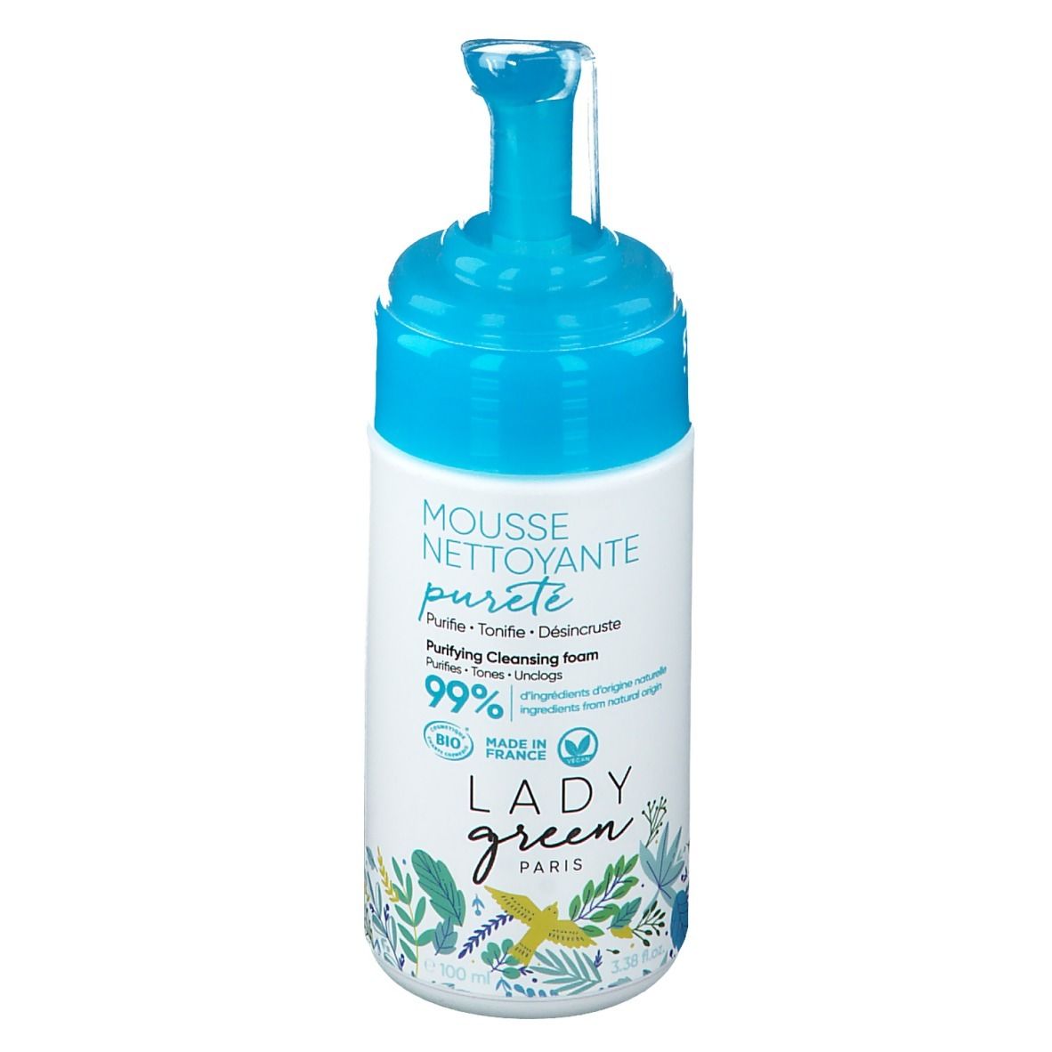 LADY green Mousse nettoyante pureté 100 ml - Redcare Pharmacie